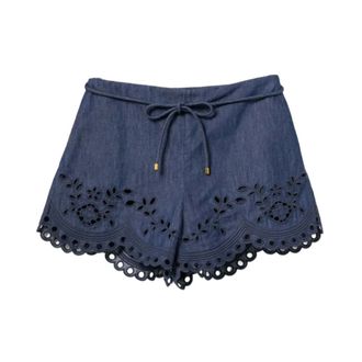 Zimmermann Damen, Shorts, Blau, XSGr&ouml;&szlig;e