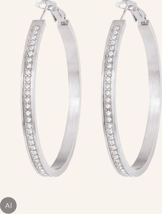 Guess Creolen Color My Day silber
