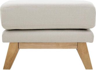 Miliboo Fu&szlig;st&uuml;tze skandinavisch abziehbar in Beige OSLO