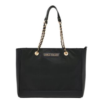Carlo Colucci Nylon Shopper Faloci - - Bags - Damen - Schwarzk - ONE SIZE