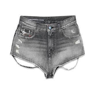 Diesel Damen, Shorts, Grau, W25Gr&ouml;&szlig;e