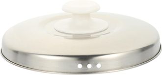 Pretyzoom Deckel aus Edelstahl f&uuml;r Reiskocher, 21,2 cm, wiederverwendbar, auslaufsicher, kompatibel mit Elektroger&auml;ten, ideal zum Kochen zu Hause