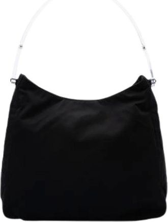 Prada Sac bandouli&egrave;re Pre-owned en nylon - Femme - Pre-owned - Noir - Taille: ONE Size