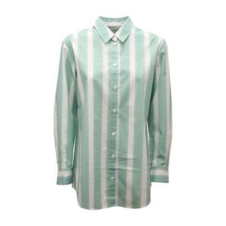 MC2 Saint Barth Brigitte Shirt - Femme - Blouses et Chemises - Vert - Taille: 36 FR