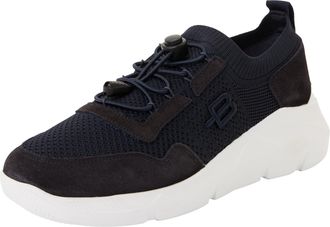 Baldinini Sneaker Suede & Knit Blue