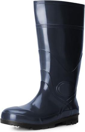 Ladeheid Bottes de Pluie Bottes en caoutchouc en PVC Homme LA-914 (Navy, 43 EU)