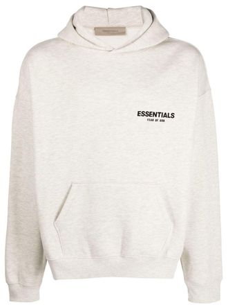 Fear of God Hoodie mit Logo-Print - Nude