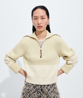 Bottega Veneta Pull en laine et cachemire - Gris - Femme - XS