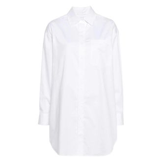 Calvin Klein Wei&szlig;e Casual Langarmhemd - - Blouses & Shirts - Damen - Wei&szlig; - XS