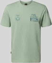 PME Legend T-Shirt mit Rundhalsausschnitt und Stitchings