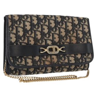 Dior Pre-owned Vintage Trotter Canvas Schultertasche - - Pre-owned - Damen - Mehrfarbig - ONE SIZE
