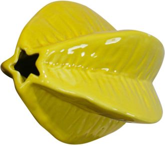 Garneck Moderne Keramikvase Mit Sternfrucht-Imitation Dekorativer Blumenstrau&szlig;halter F&uuml;r Tischdekoration Im Nordischen Stil F&uuml;r Wohnraum Oder B&uuml;ro