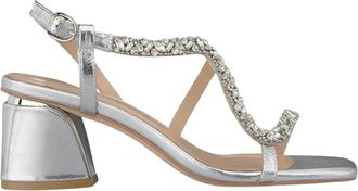 Alma En Pena Alma EN Pena, Femme, Chaussures, Gris, Taille: 39 EU Serpent Talon Carr&eacute; Sandale