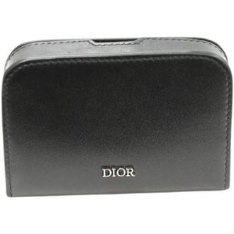 Dior Pre-owned Kartenetui aus Kalbsleder - - Pre-owned - Damen - Schwarzk - ONE SIZE
