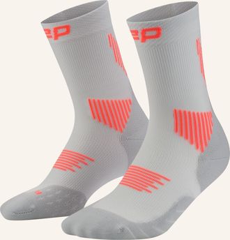 CEP Cep Laufsocken Core Run Mid Cut grau