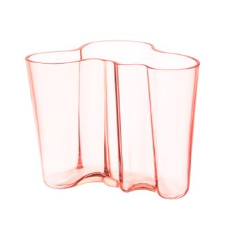 iittala Aalto Vase, Glas, Lachsrosa, 19 x 20 x 16 cm, 1 Einheiten