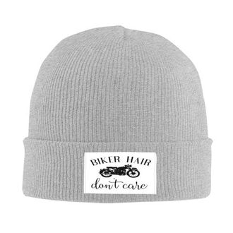 Generic Extensible Tricot&eacute; Bonnet, Les Cheveux de Motard sen fichent, &Eacute;pais Chapeau dhiver Tricot&eacute;, Bonnet Hiver Chaud Tricot pour Cyclisme, Ski, Adultes