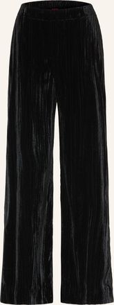 HUGO BOSS Hugo Marlenehose Haseli Aus Samt schwarz
