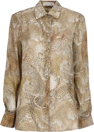 Zimmermann Femme, Blouses et Chemises, Beige, Taille: 40 FR Rebellion Relaxed Shirt