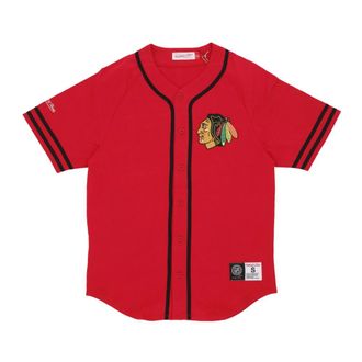 Mitchell & Ness Chicago Blackhawks NHL Baumwolljacke - - Sport - Herren - Rot - XL