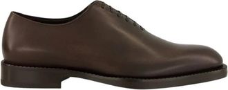 Ferragamo Homme, Chaussures, Brun, Taille: 38 EU Chaussures Derby en Cuir