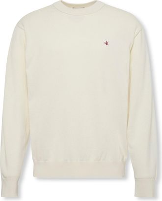 Calvin Klein Jeans Pullover Monogram Embroidery Relaxed
