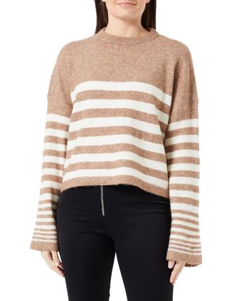 Vero Moda VMHURRICANE LS O-NECK PULLOVER GA BF