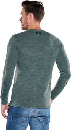 Engbers Langarmshirt Herren Langarm-Shirt mit Brusttasche, Gruen
