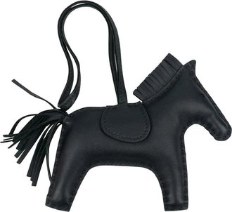 Herm&egrave;s Halskette - Hermes Green Leather Rodeo MM Pendant - Gr. unisize - in Gr&uuml;n - f&uuml;r Damen