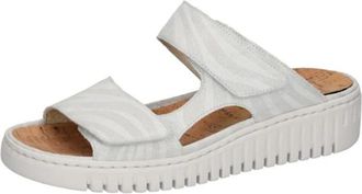 Waldl&auml;ufer Zweiriemen-Ledersandale zum Hineinschl&uuml;pfen - - Shoes - Damen - Grau - 41 EU