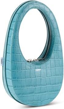 Coperni Sac &agrave; main peau de crocodile Swipe en cuir