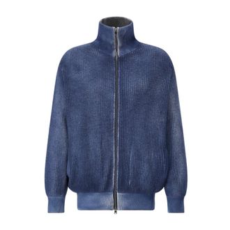 Avant Toi Zip-Throughs - - Knitwear - Herren - Blau - L
