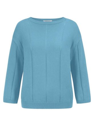 Peter Hahn Rundhals-Pullover aus 100% SUPIMA-&shy;Baumwolle Peter Hahn blau