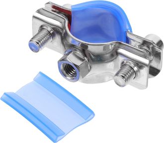 Cabilock Bürostuhl Schutzset Mit Kunststoffpolstern Und Metallrohr-Klemmen Büro Stuhl Stoppt Einsinken Einfache Montage Stilvoller Sitzstütze Halter Für Stabil