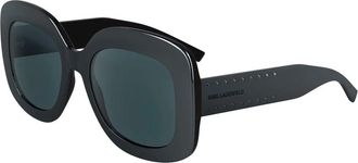 Karl Lagerfeld Femme, Accessoires, Gris, Taille: ONE Size Kl6165S-21 Lunettes de soleil