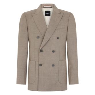 HUGO BOSS Homme, Vestes, Beige, Taille: L Blazer crois&eacute;