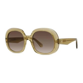 Loewe Lunettes de soleil Anagram - Femme - Accessoires - Vert - Taille: 54 MM