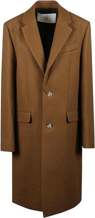 Ami Homme, Manteaux, Brun, Taille: XL Long Coat