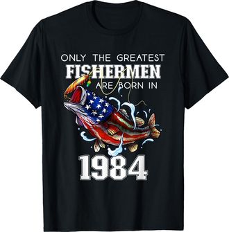 BDAZ 42. Geburtstag 1984 Fisherman Barsch Angeln 42 Jahre alt T-Shirt