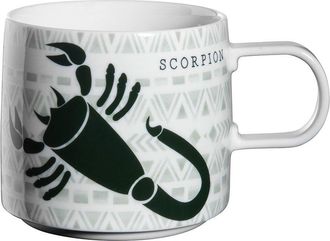 ASA Tasse mit Henkel - Star Signs - Sternzeichen Skorpion - Porzellan - &Oslash; 9,5 x H8,6 cm - 0,35 Liter