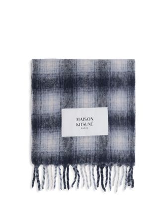 Maison Kitsun&eacute; Paris Scarf - Navy