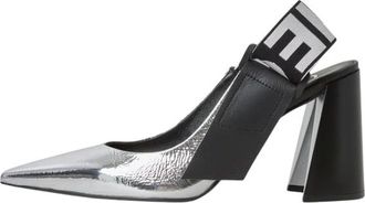 Cesare Gaspari Femme, Chaussures, Multicolore, Taille: 39 EU Escarpins Slingback &agrave; Talons Bloc Jimena