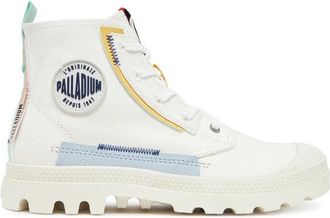 Palladium Schn&uuml;rstiefeletten Pampa Underlayer 99183-116-M Wei&szlig;