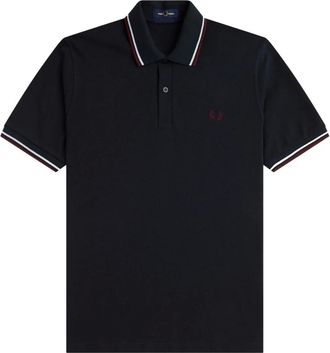 Fred Perry Homme, Tops, Bleu, Taille: 4XS Twin Tipped Shirt