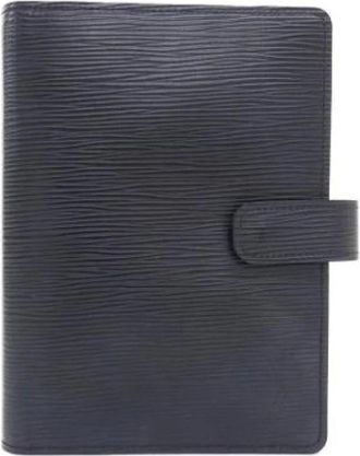 Louis Vuitton Pre-owned Couverture de Bible en cuir - Femme - Pre-owned - Noir - Taille: ONE Size