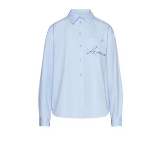 Silvian Heach Damen, Blusen & Hemden, Blau, LGr&ouml;&szlig;e