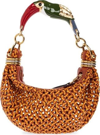 Chlo&eacute; Femme, Sacs, Orange, Taille: ONE Size Bracelet Small Hobo Handbag