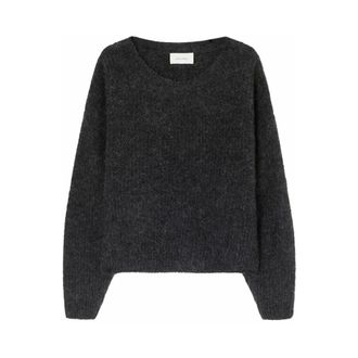 American Vintage Femme, Pulls, Gris, Taille: 38 FR Jumper Est - Melange au charbon de bois