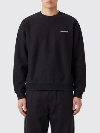 Carhartt Work in Progress Sweat-shirt Ebbert &agrave; col rond en coton m&eacute;lang&eacute; avec logo brod&eacute;