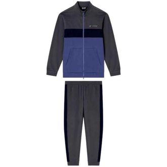 Emporio Armani Athletischer Colour-Block-Trainingsanzug - - Sport - Herren - Grau - 2XL